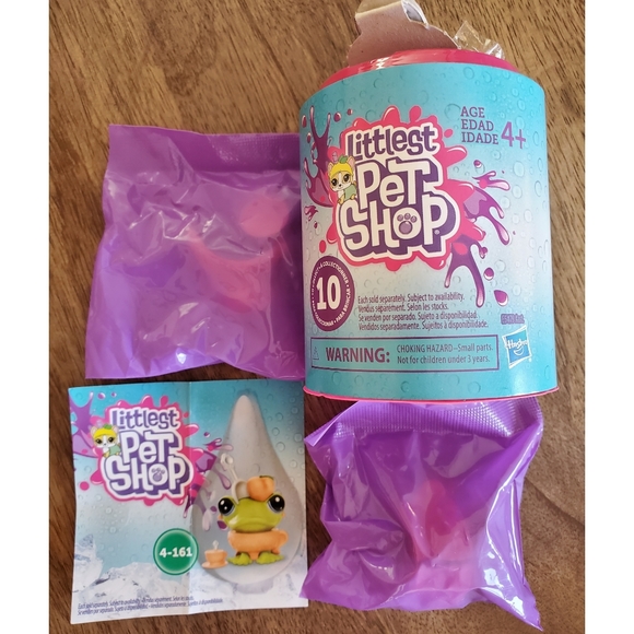 Littlest Pet Shop | Toys | New Littlest Pet Shop Lps Thirsty Pets Frog ...